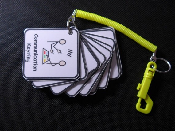 My Communication Keyring Visual Support Visual Aid for