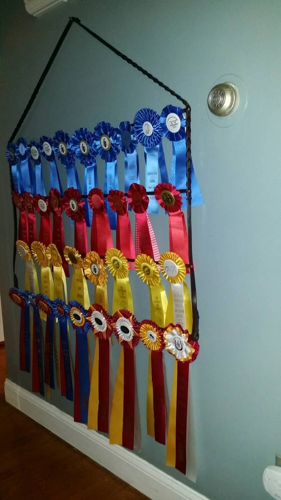 Horse Show Equestrian Ribbon Holder Display Rack Made with