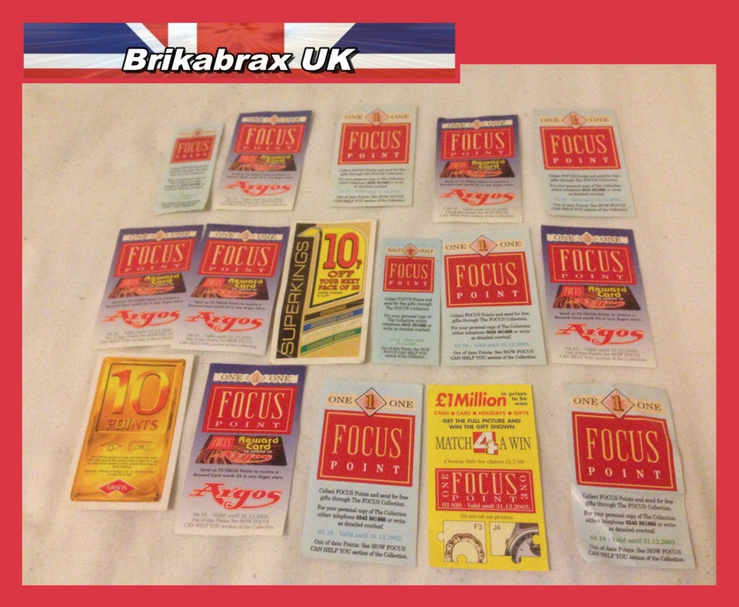 14 x Embassy /1 x B&H 1 x Super Kings Cigarette by BrikabraxUK