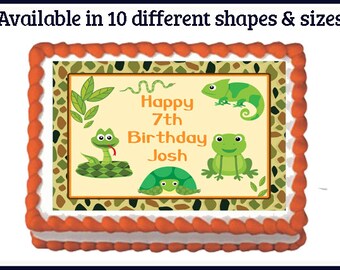 Reptile cupcake | Etsy