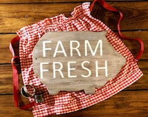 Popular items for farm fresh sign on Etsy