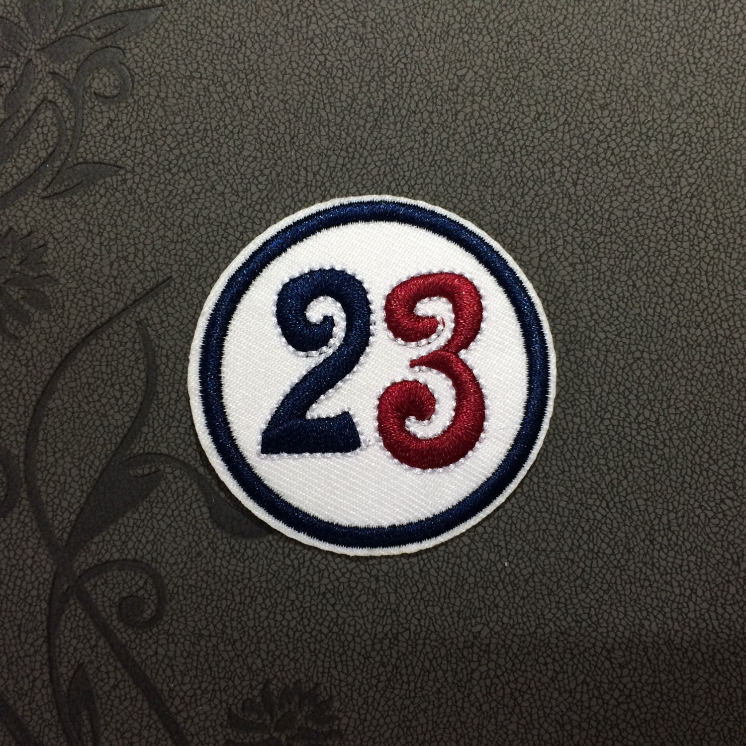 23 number iron on patches Sew on patches – fabricool