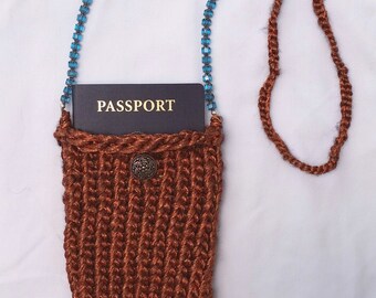 Unique hand knit purse related items | Etsy