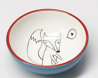 Fox bowl | Etsy
