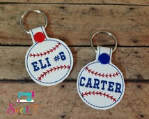 Popular items for baseball keychain on Etsy