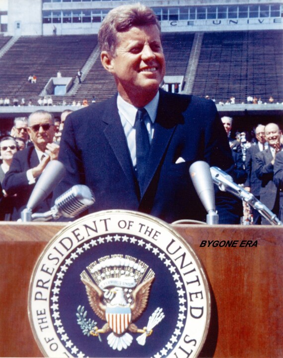 President John F. Kennedy JFK Poster Art Photo USA Historical
