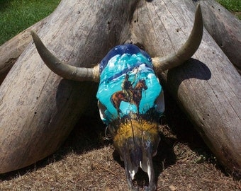 Unique bull skeleton related items | Etsy