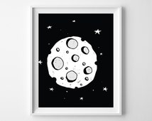 Popular items for moon wall decor on Etsy
