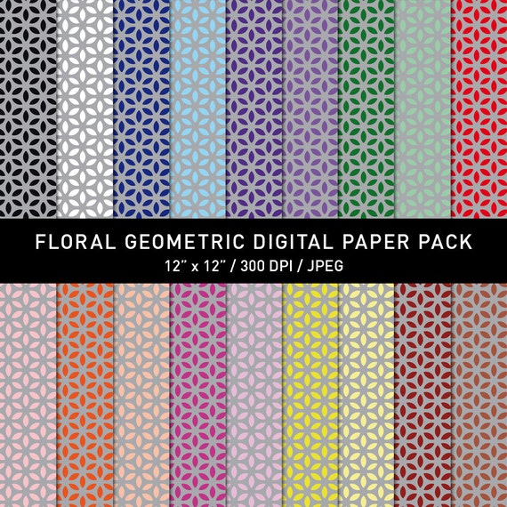 Digital Paper Pack Digital Paper Instant Download by KlampDesign