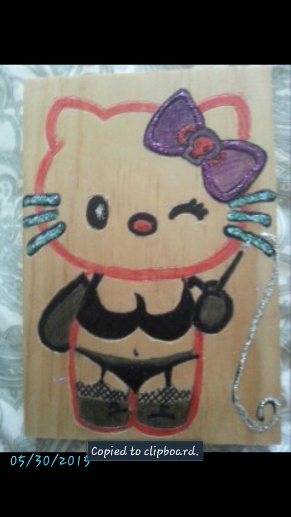 Naughty Hello Kitty Unofficial By Stephizstuffz On Etsy
