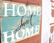 Popular items for home sweet home sign on Etsy