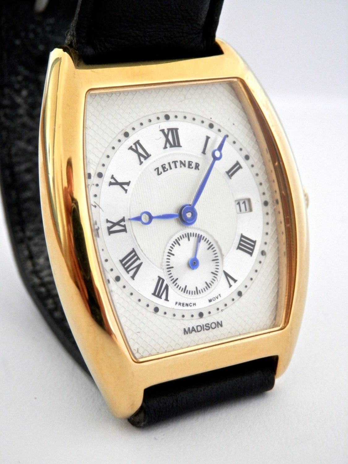 Vintage Gold Plated Zeitner Gentleman’s Wristwatch – Haute Juice