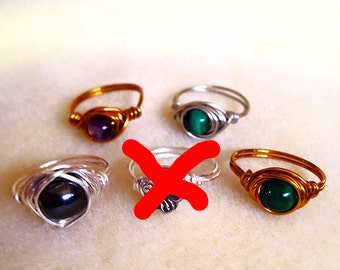 Precious stone ring | Etsy