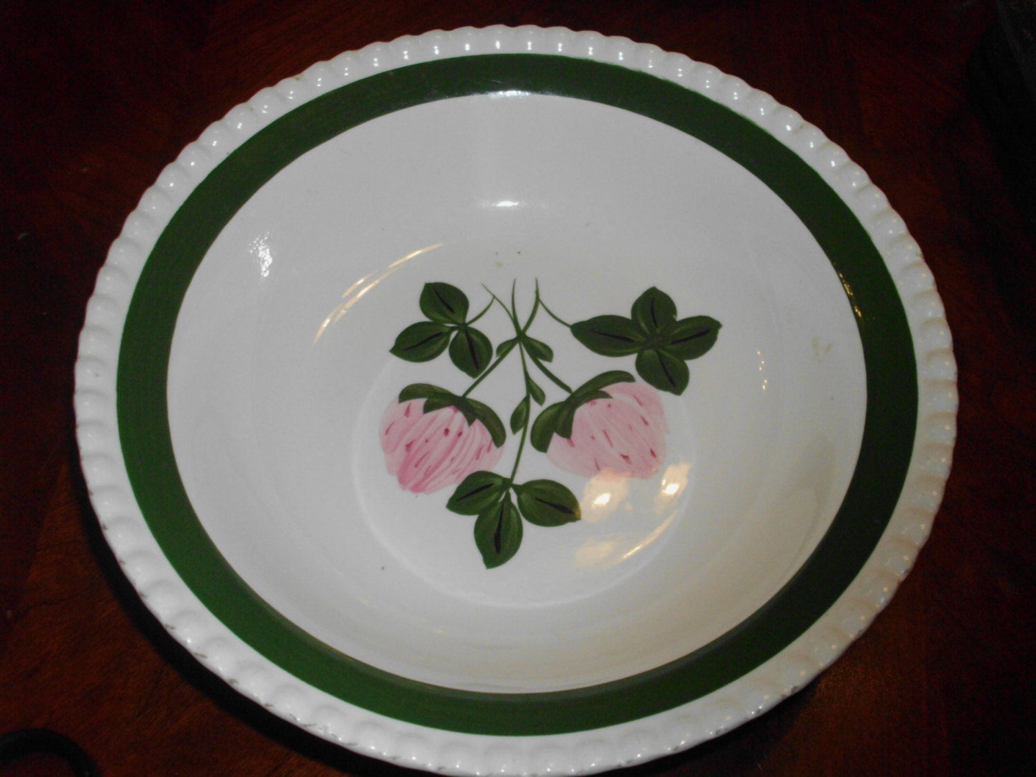 stunning vintage blue ridge pottery 8 inch strawberry bowl – Haute Juice