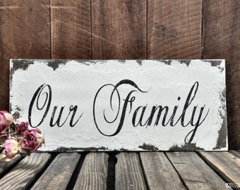 Our family sign | Etsy