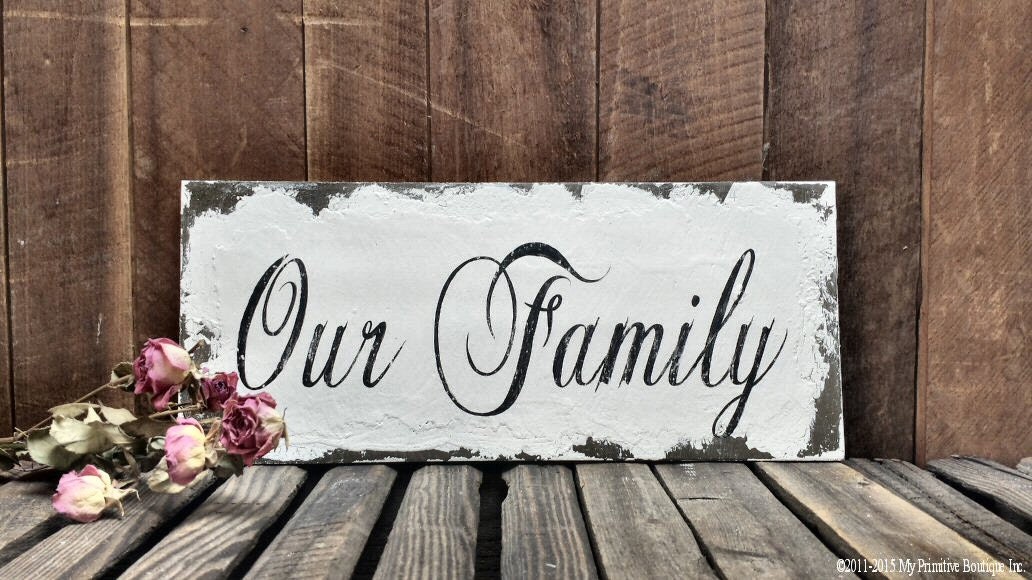 OUR FAMILY Sign Photo Prop Photography Props Family Photo