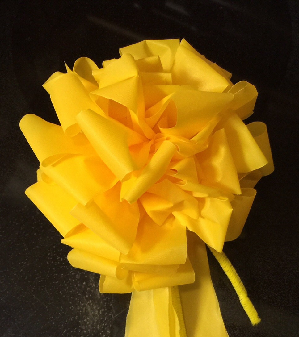 Little 4 YELLOW RIBBON BOW weatherproof for the Troops