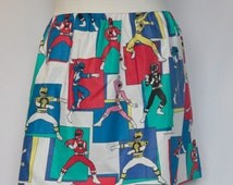 Unique power rangers fabric related items | Etsy