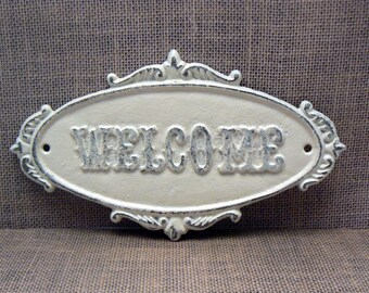 Metal welcome signs | Etsy