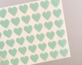 Mint green heart | Etsy