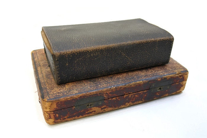 Shabby Leather Covered Boxes for Medical Instrument Storage – Haute Juice