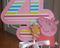 Unique pig cake toppers related items | Etsy