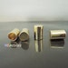 Gold End Cap without Loop and Hole 5mm 6pcs Finding Gold