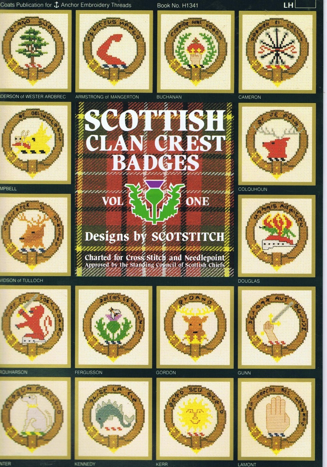 Scottish Clan Crests Cross Stitch Chart Pattern Booklet 35