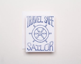 Sailor card | Etsy