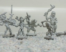 7 Vintage Metal Miniature Figurines 1983 TSR Hobbies Advanced Dungeons ...