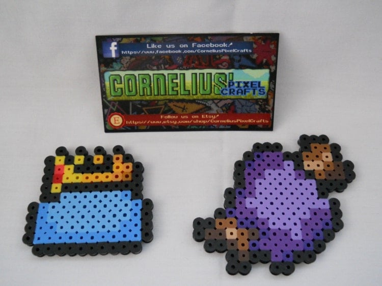 Terraria Boss Summoning Items keychains by CorneliusPixelCrafts