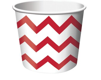 Red ice cream cup | Etsy