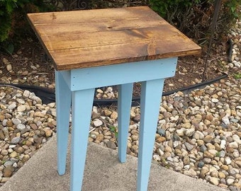 Primitive Black Computer DESK Tall Hall Sofa by UniquePrimtiques