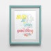 Scripture Art Print 11x14 Wall Decor Watercolor Typography