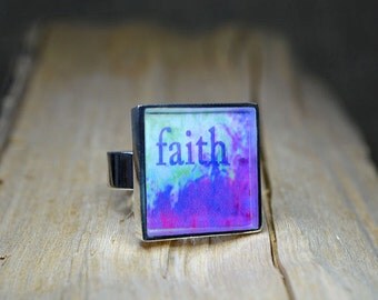 Unique faith ring related items | Etsy