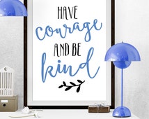 Unique courage poster related items | Etsy