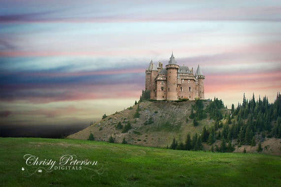 Princess Castle Background Photoshop