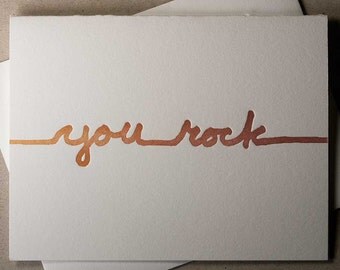 Items similar to Hey Dad You Rock Card, Retro TV with shiny screen on Etsy