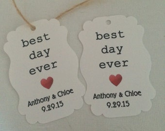 Best day ever tag | Etsy