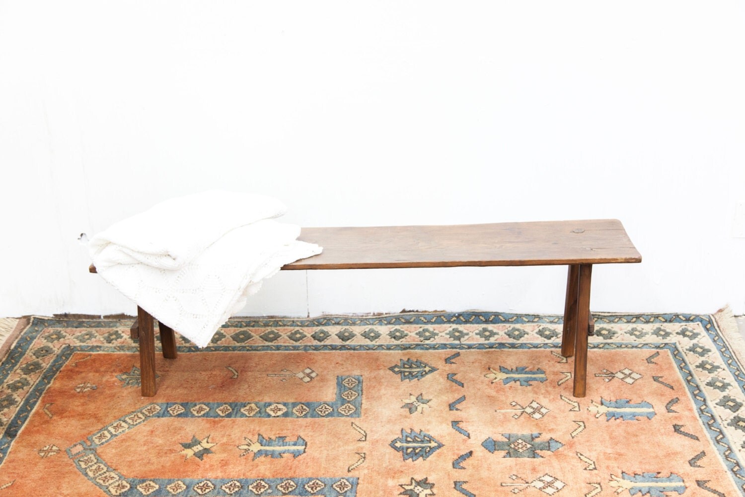 Primitive Pine Brace Leg Bench – Haute Juice