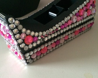 Customizable Rhinestone Desk Set