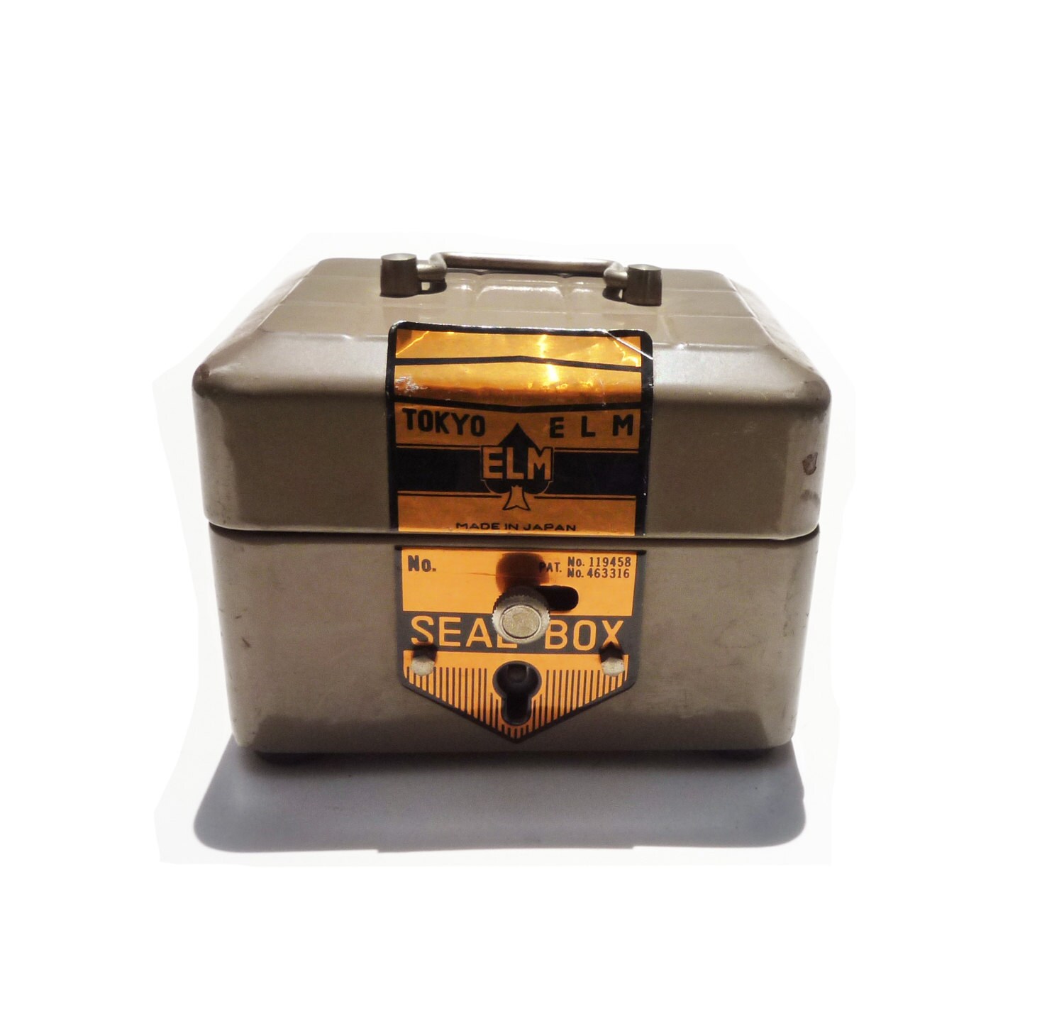 VINTAGE 1970’s , Metal Small Box / Storage / Case / Money Box / Stamp ...