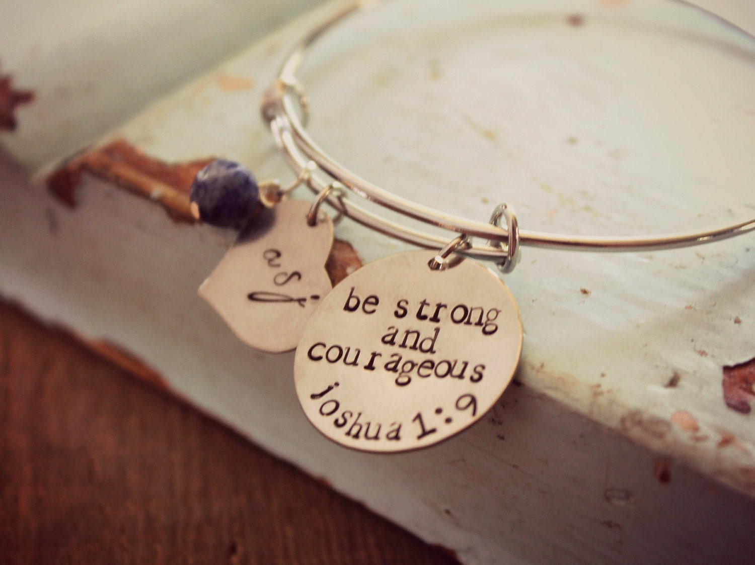 Bible Verse Bracelet Bible Verse Jewelry Be Strong and
