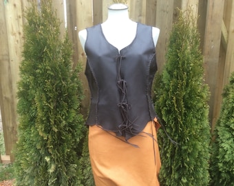 Deerskin vest | Etsy