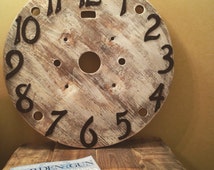 Popular items for spool clock on Etsy