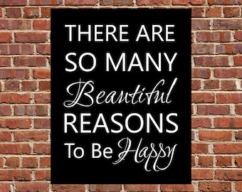 Items similar to So Many Reasons Print - There Are So Many Beautiful ...