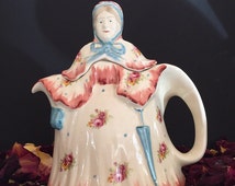 Unique old lady teapot related items | Etsy