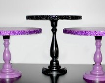 Popular items for purple cake stand on Etsy