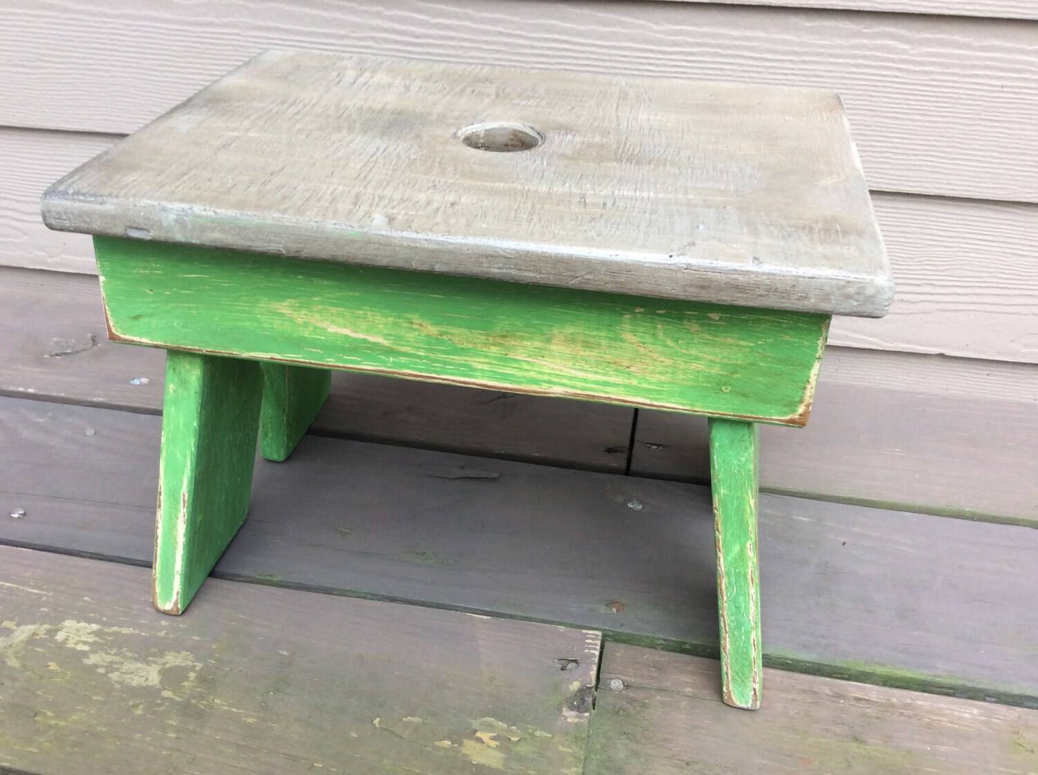 Vintage Cricket Keyhole Foot Stool – Annie Sloan Chalk Paint Antibes ...