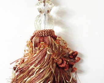 Items similar to Shabby Chic Lace Decorative Tassel (1)-as seen in ...